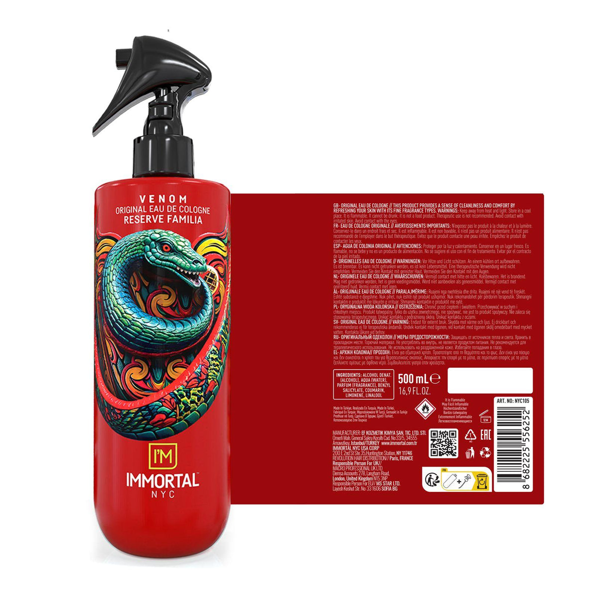 Venom Cologne – IMMORTAL NYC